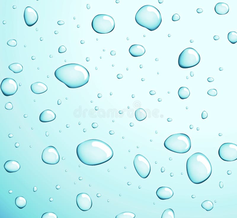 Transparente Wassertropfen Bild. Bild: 4636377