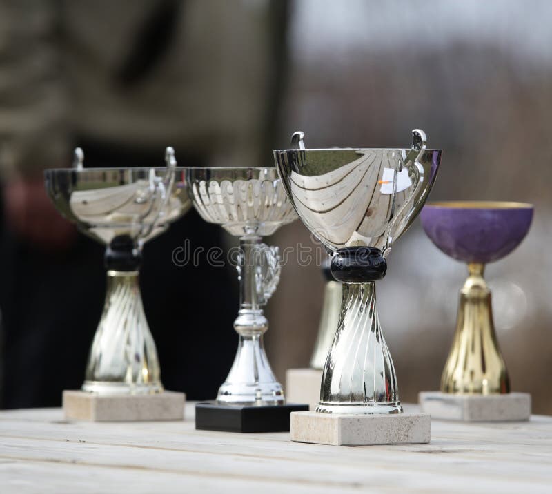 Trophies stock photo. Image of trophy, metal, champion - 9241114