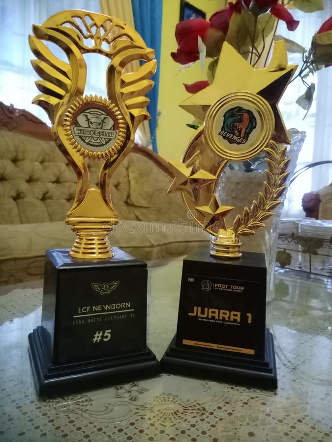 Trophies from Pubg Mobile Tournaments Editorial Stock Photo - Image of ...