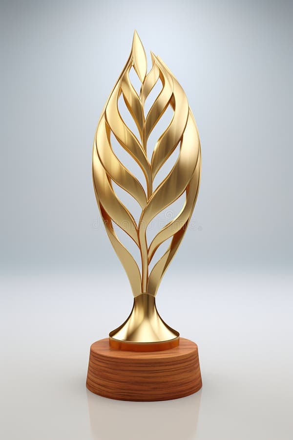 A Trophy of an Artistic Form. Generative AI Stock Photo - Image of ...