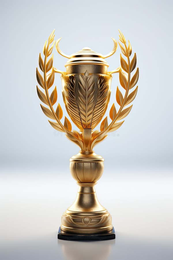A Trophy of an Artistic Form. Generative AI Stock Image - Image of ...