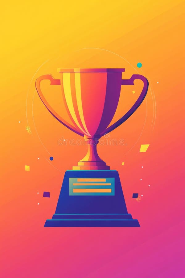 Trophy Award for Winners stock image. Image of victory - 359535151