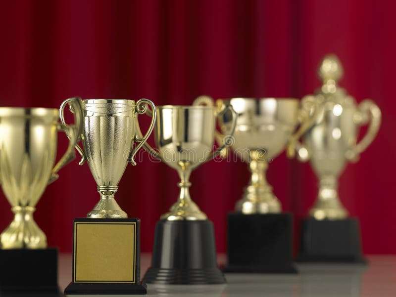 Trophy for champion stock photo. Image of award, metal - 63811010