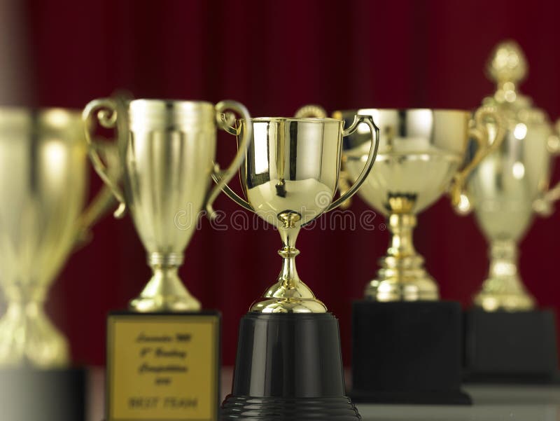 Trophy for champion stock photo. Image of award, metallic - 63811030