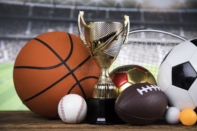 Achievement Trophy, Winning Sport Background Stock Image - Image of ...