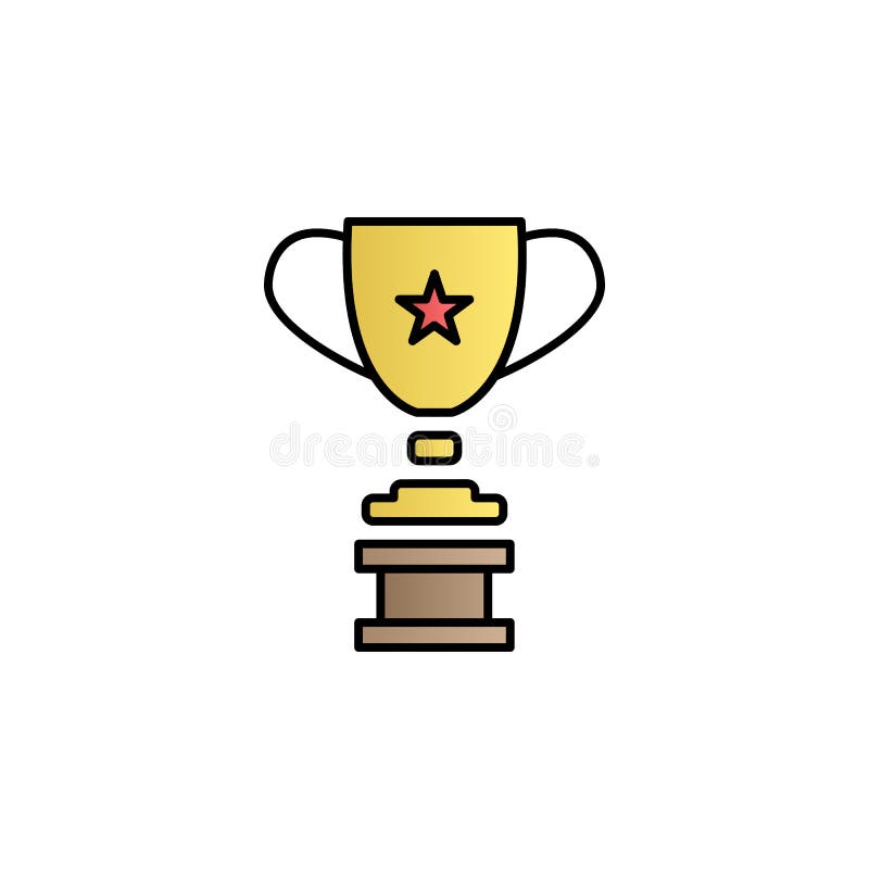 Trophy Color Isolated Vector Icon that Can Be Easily Modified or Edit ...