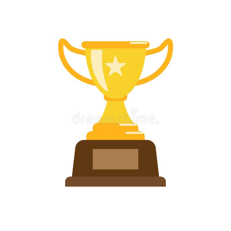 Trophy Cup Icon for Award Ceremony Design. Stock Vector - Illustration ...