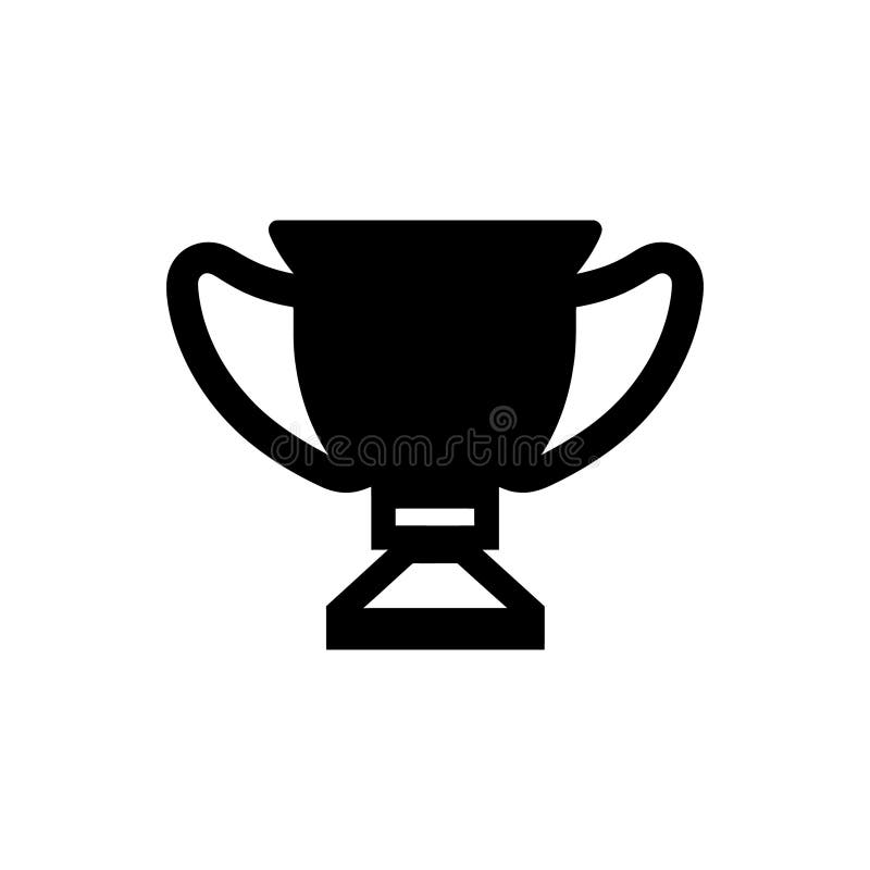 Trophy Cup Icon stock vector. Illustration of simple - 296707560