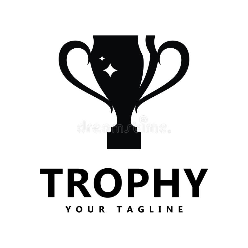 Trophy Cup Vector Logo Template Concept Illustration Stock Vector ...