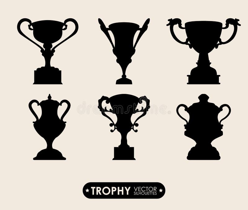 Trophy design stock vector. Illustration of victory, trophy - 46978176