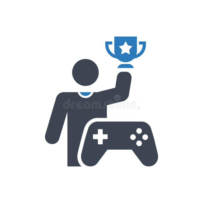 Trophy Game Controller Icon Stock Vector - Illustration of game ...