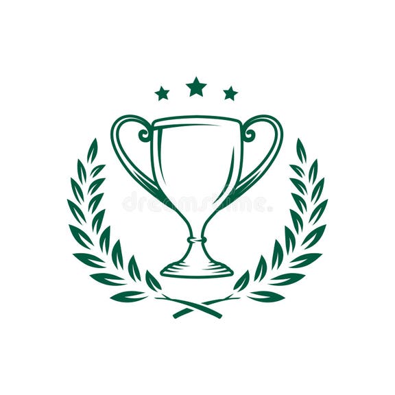 Trophy Logo Design Template. Champions Trophy Logo Icon. Vector and ...