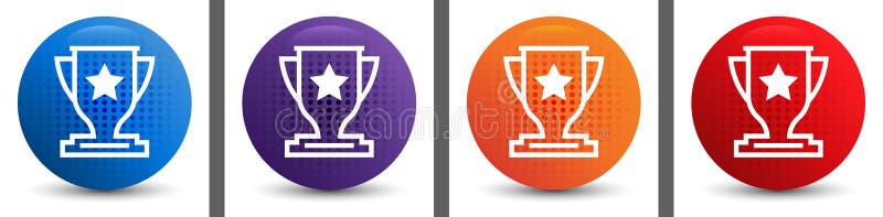 Trophy Button Stock Illustrations – 10,271 Trophy Button Stock ...