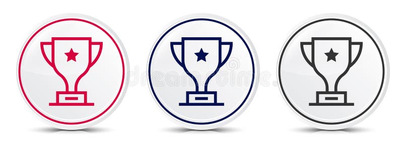 Trophy Button Stock Illustrations – 10,271 Trophy Button Stock ...