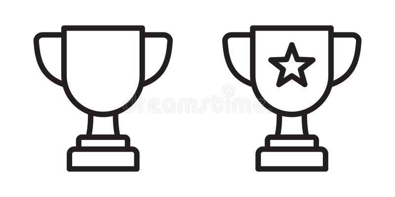 Trophy Icon. Trophy Cup Symbol, Victory Cup Icon Stock Vector ...
