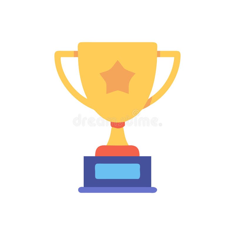 Trophy Icon for School Achievements Stock Vector - Illustration of ...