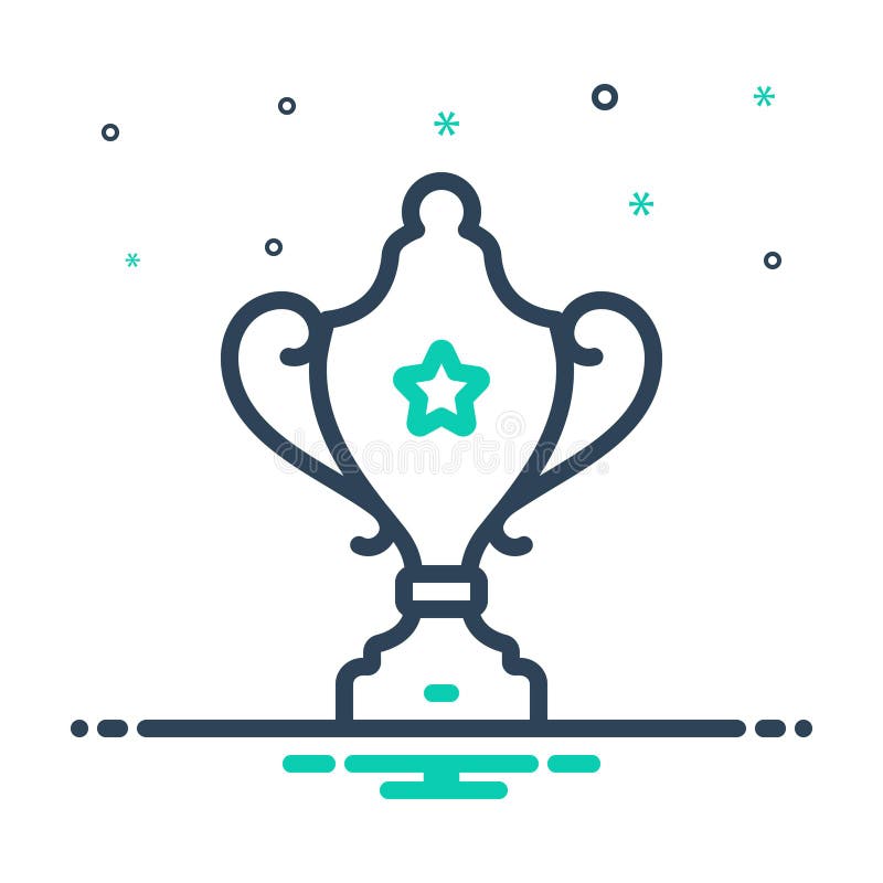 Mix Icon for Trophy, Sport Cup and Success Stock Vector - Illustration ...
