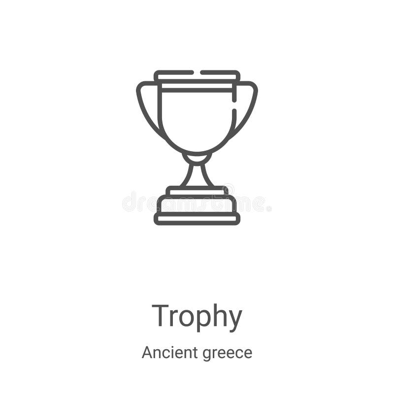 Ancient Trophy Cup Icon, Vector Illustration Stock Vector ...