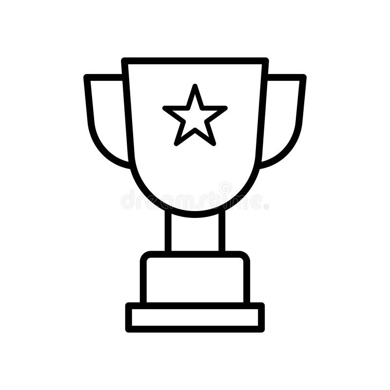 Trophy Icon Vector Design Templates Stock Illustration - Illustration ...