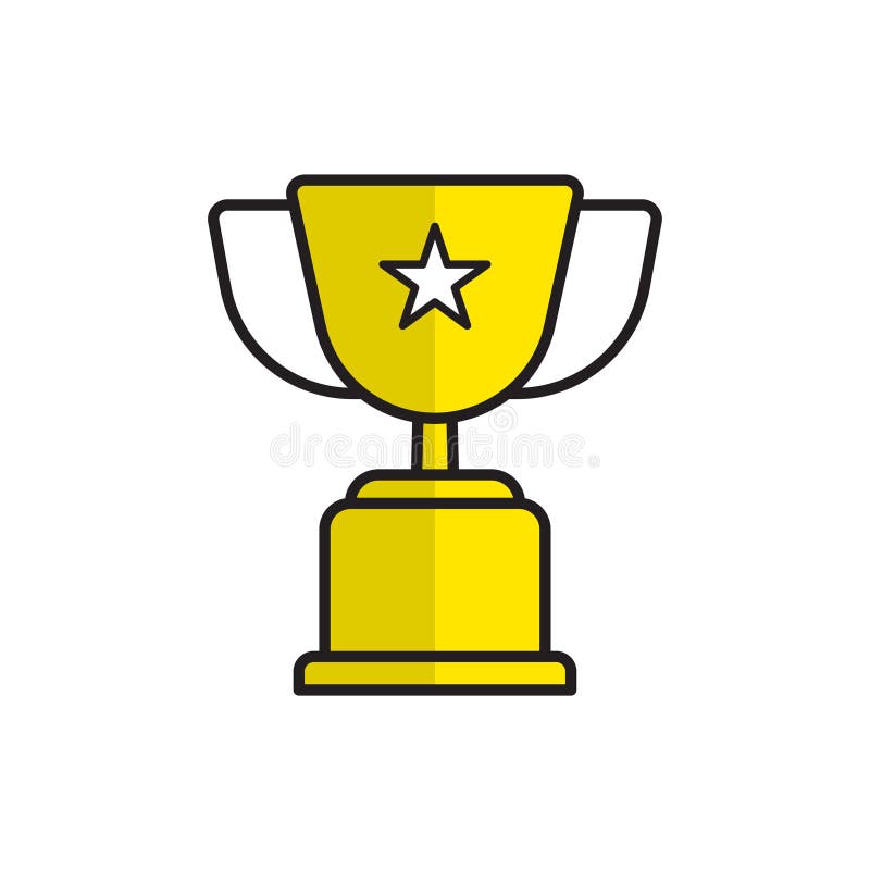 Trophy Icon Vector Design Templates Simple and Modern Stock Vector ...