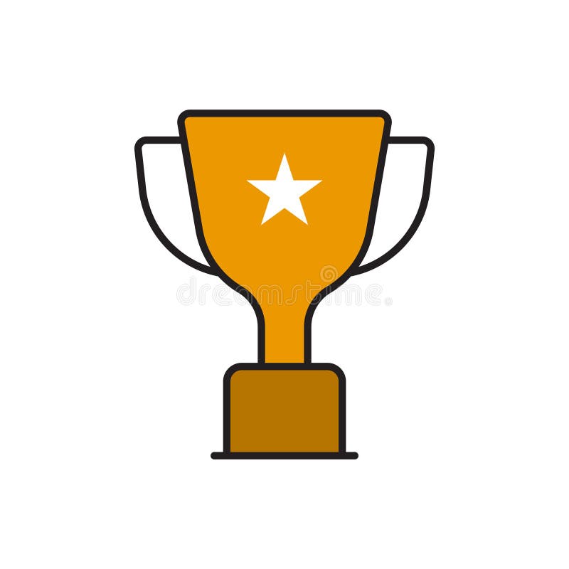 Trophy Icon Vector Design Templates Simple and Modern Stock Vector ...