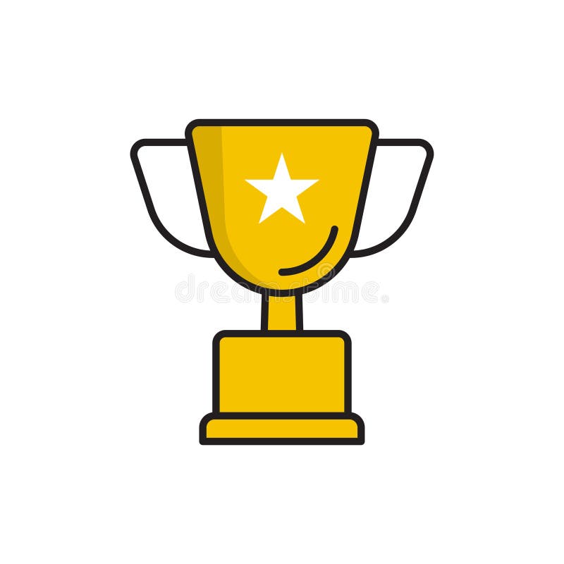 Trophy Icon Vector Design Templates Simple and Modern Stock Vector ...