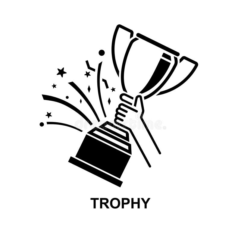 Holding Trophy Icon Stock Illustrations – 3,598 Holding Trophy Icon ...