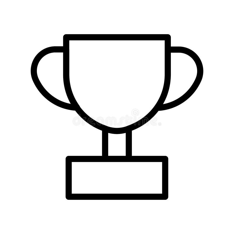 Trophy Line Icon, Award. Linear Style Sign for Mobile Concept and Web ...