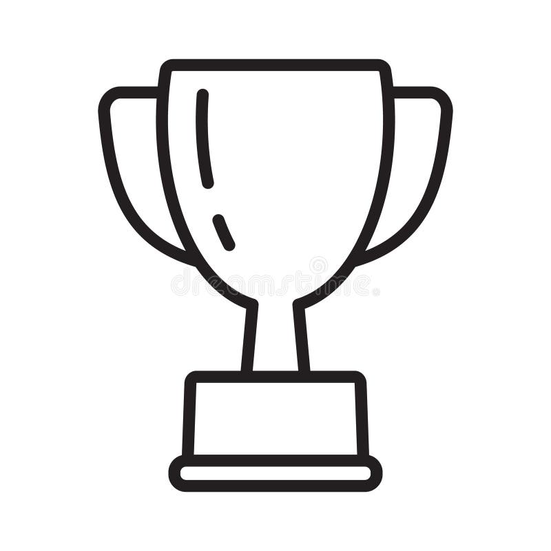 Trophy Line Icon. Trophy Cup, Winner Cup, Victory Cup Vector Icon ...