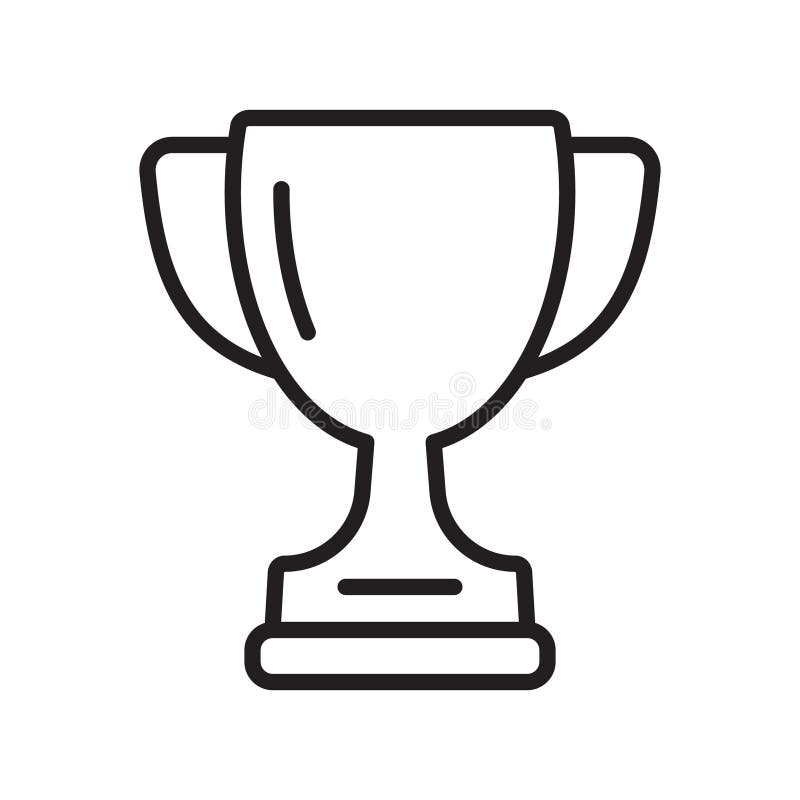 Trophy Line Icon. Trophy Cup, Winner Cup, Victory Cup Vector Icon ...