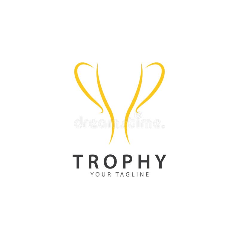 Trophy Logo Vector Illustration Winner Award Logo Template Stock Vector ...