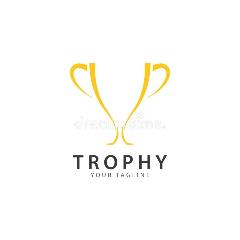 Trophy Logo Vector Illustration Winner Award Logo Template Stock Vector ...