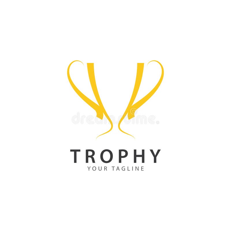 Trophy Logo Vector Illustration Winner Award Logo Template Stock Vector ...