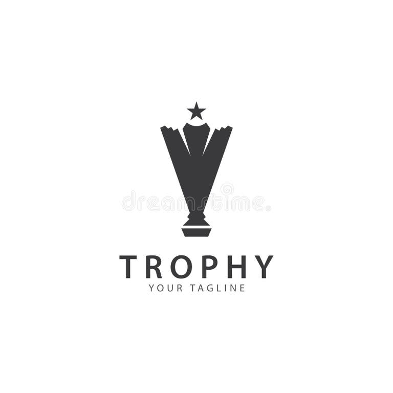 Trophy Logo Vector Illustration Winner Award Logo Template Stock Vector ...