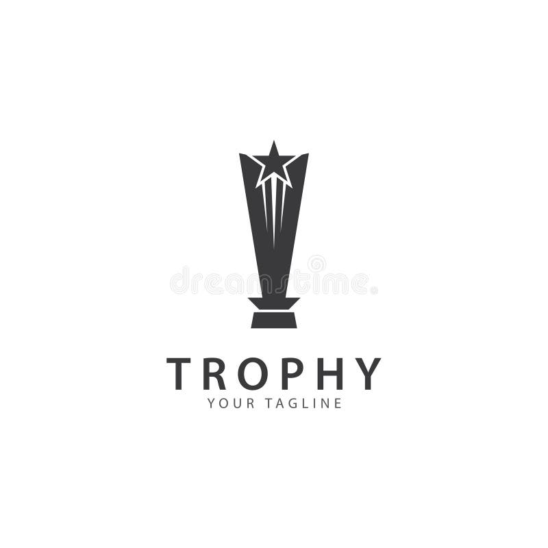 Trophy Logo Vector Illustration Winner Award Logo Template Stock Vector ...