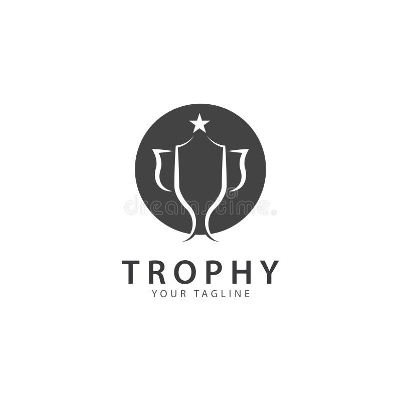 Trophy Logo Vector Illustration Winner Award Logo Template Stock Vector ...