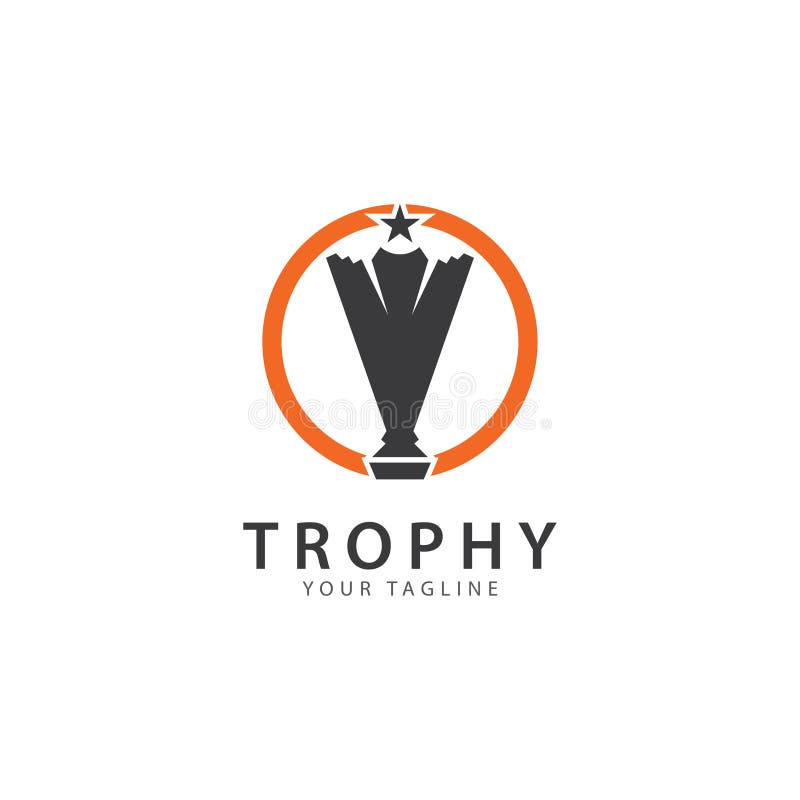 Trophy Logo Vector Illustration Winner Award Logo Template Stock Vector ...