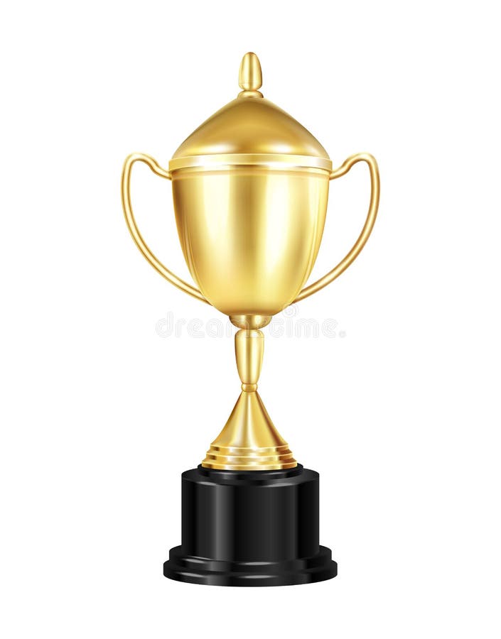 Realistic Trophy Illustration Stock Vector - Illustration of design ...