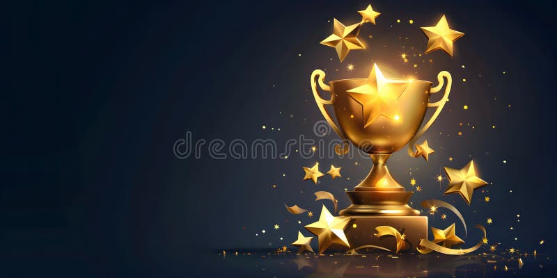 Trophy reward gold cup stock photo. Image of successful - 324205824