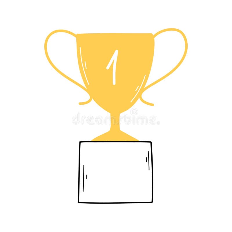 Trophy, Reward for the Winner. Winner Cup. Stock Vector - Illustration ...