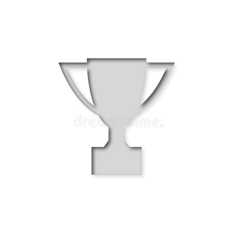Trophy sign icon stock vector. Illustration of shiny - 168976662