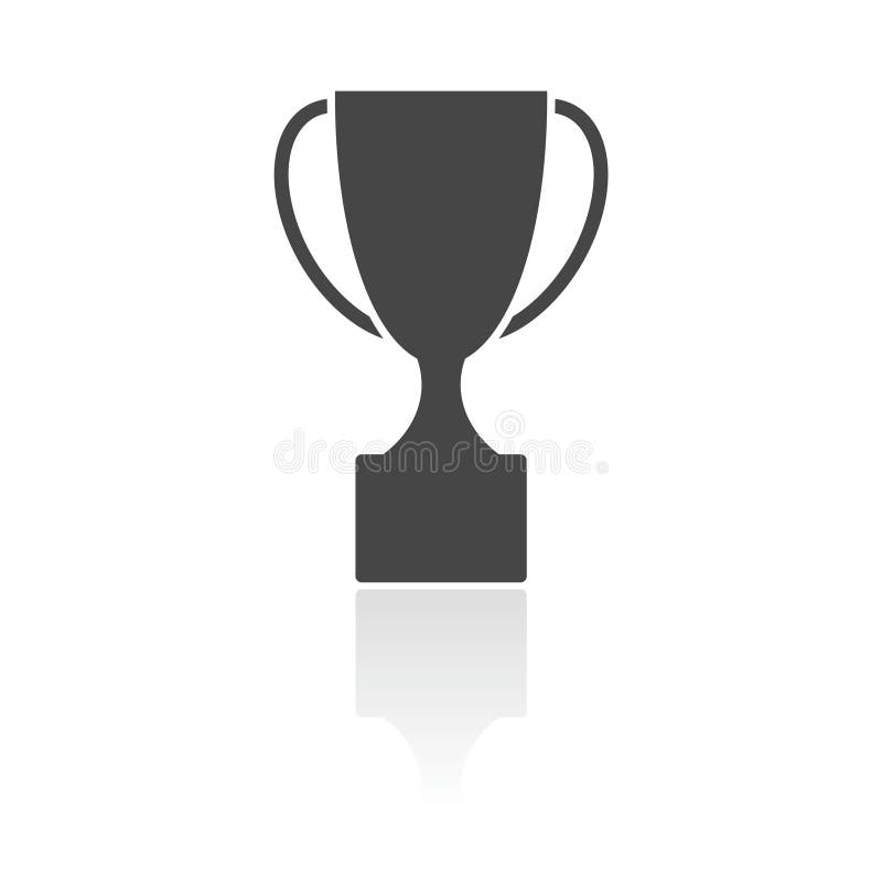 Trophy sign icon stock vector. Illustration of number - 168979903