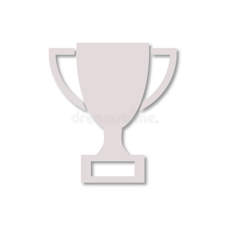 Trophy sign icon stock vector. Illustration of black - 104943964