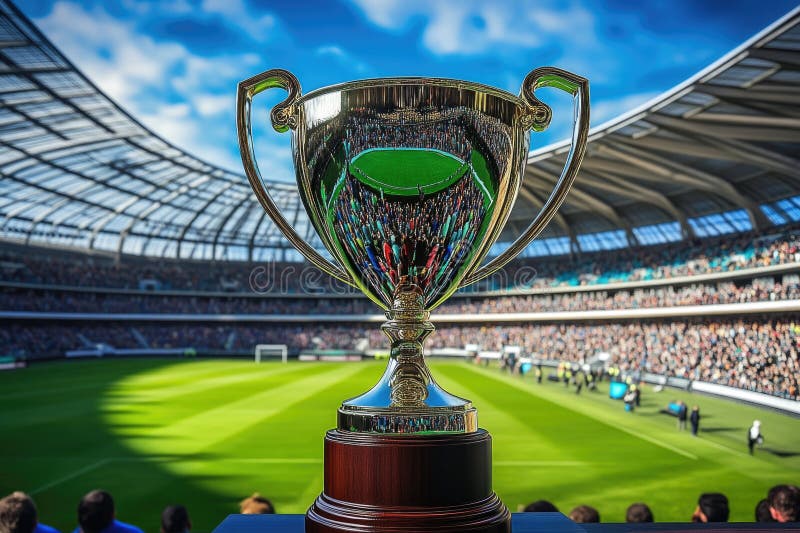 A Trophy Sitting on a Wooden Table, Suitable for Awards or Achievements ...