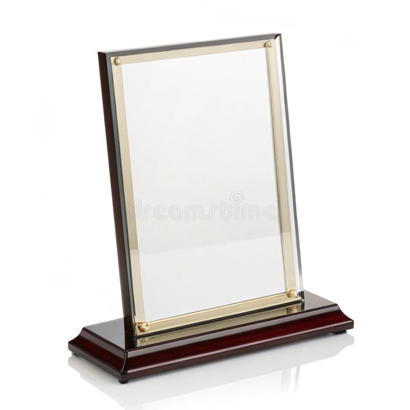 Table Award Isolated on White Background Stock Illustration ...