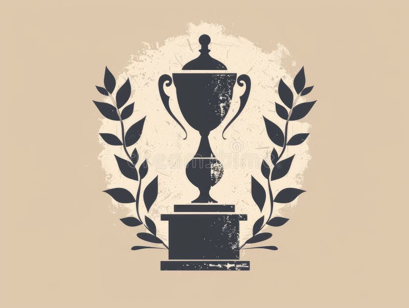 The Trophy Symbolizes Achievement, Success, and Excellence Stock ...
