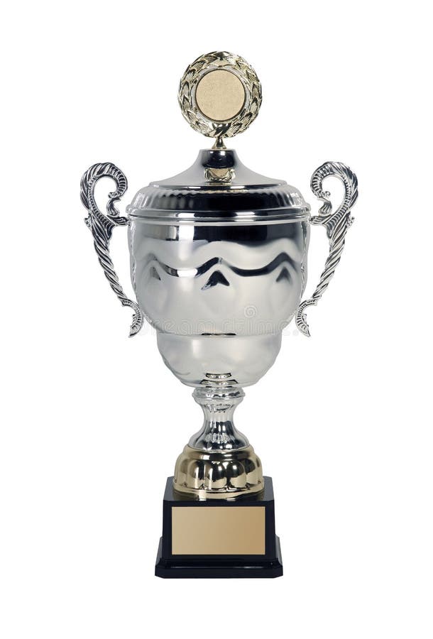 Trophy on white stock image. Image of achievement, isolated - 7087001