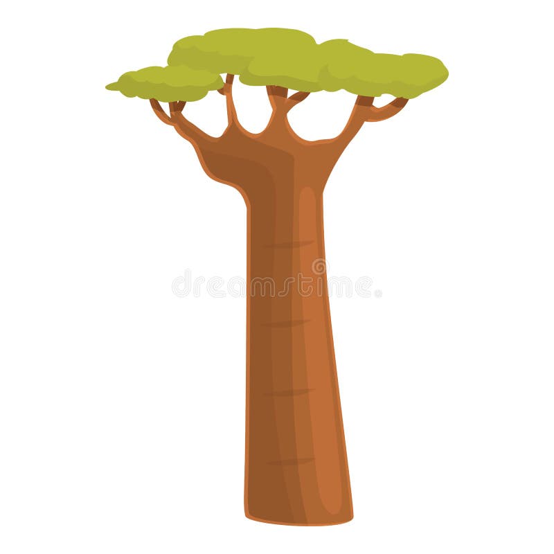 Baobab Tree Icon Cartoon Stock Illustrations – 584 Baobab Tree Icon ...