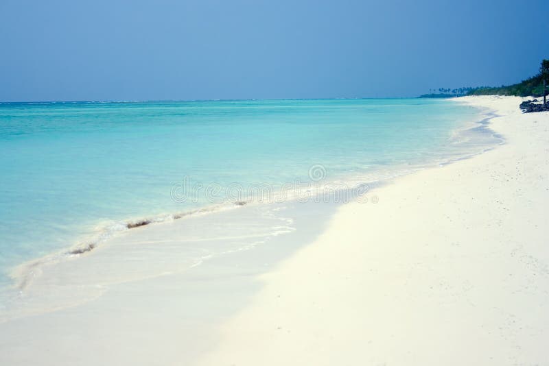 Tropical Beach at the Agatti Island Stock Photo - Image of sunny ...