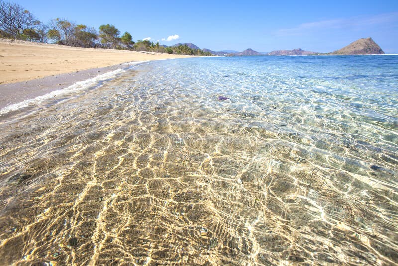 Tropical beach stock image. Image of relaxation, clean - 64695609